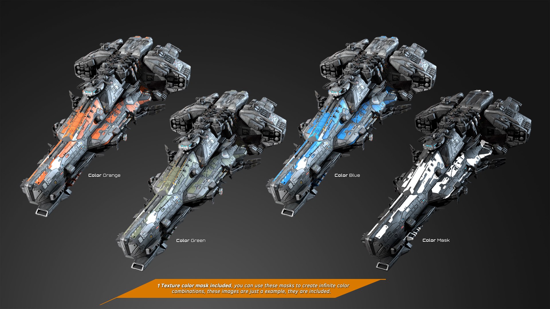 3D G6 Battleship Spacecraft - TurboSquid 1900226