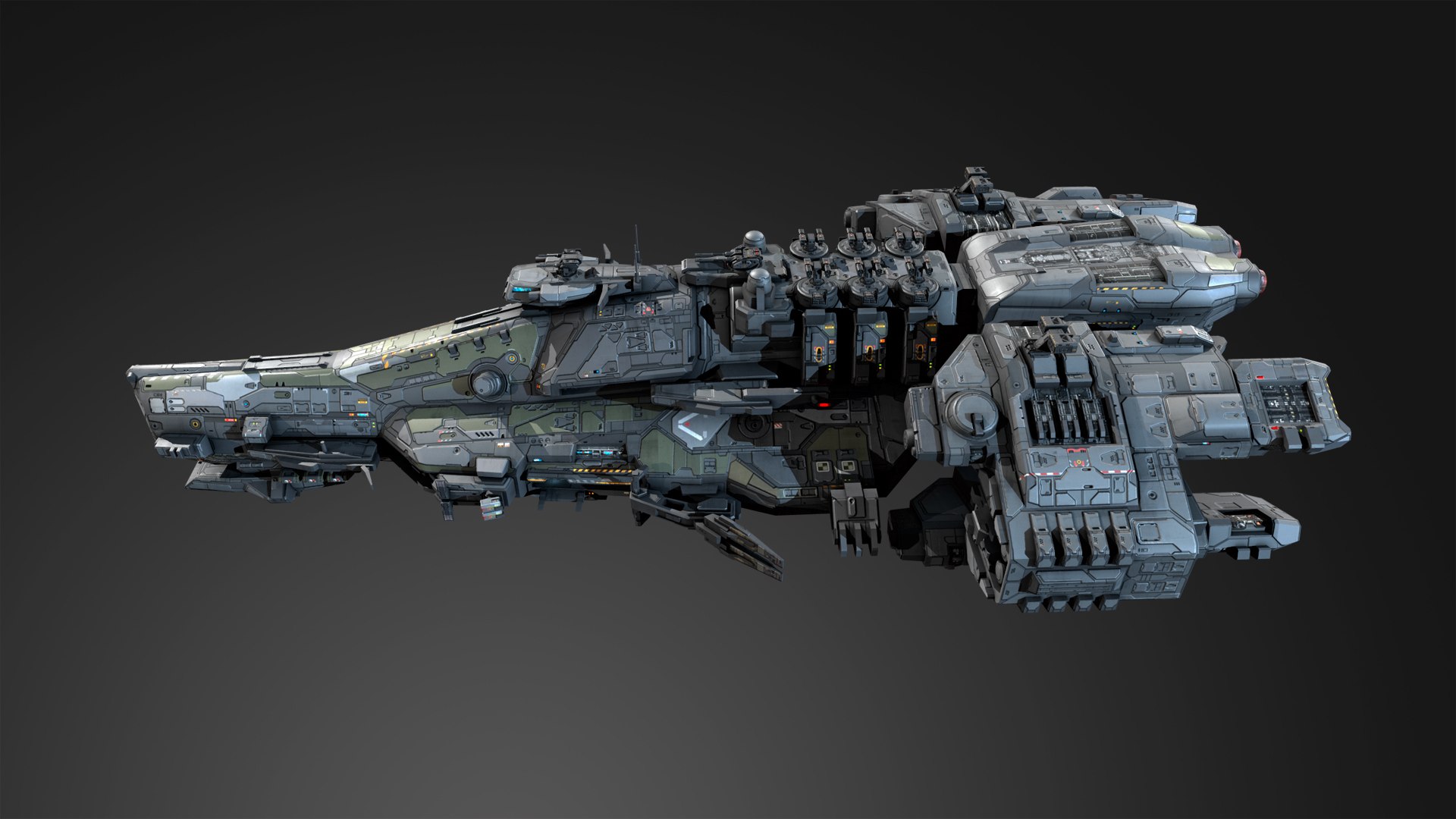 3D G6 Battleship Spacecraft - TurboSquid 1900226