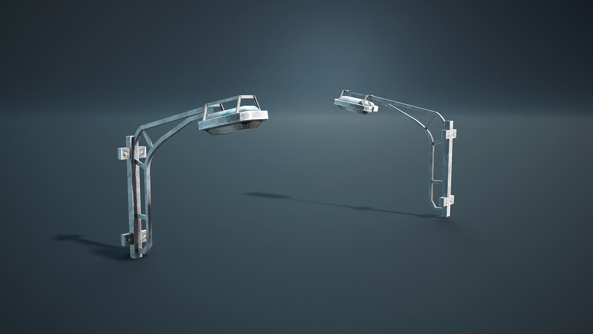 Street Light Poles Low-poly 3D Model - TurboSquid 2210313