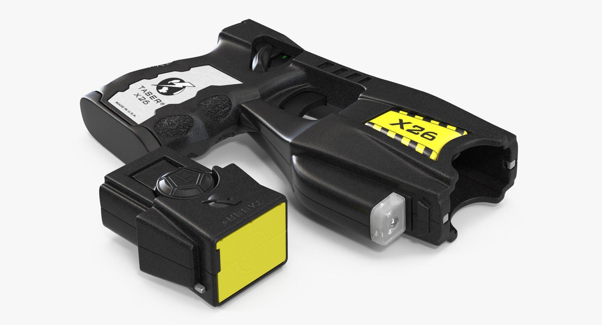 Police Taser Gun 3d Model