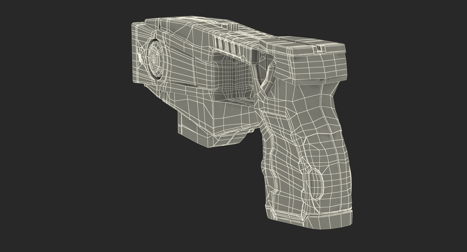 Police Taser Gun 3d Model