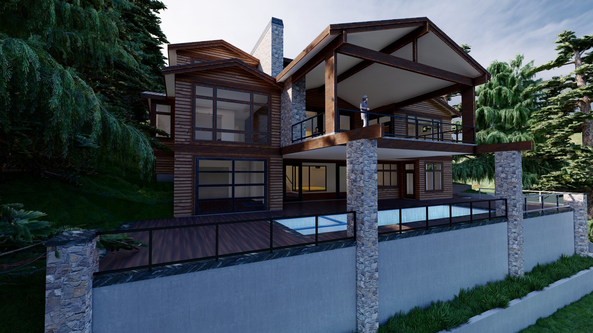 Modern HouseVilla ExteriorInterior High Quality Renders 3D - TurboSquid ...
