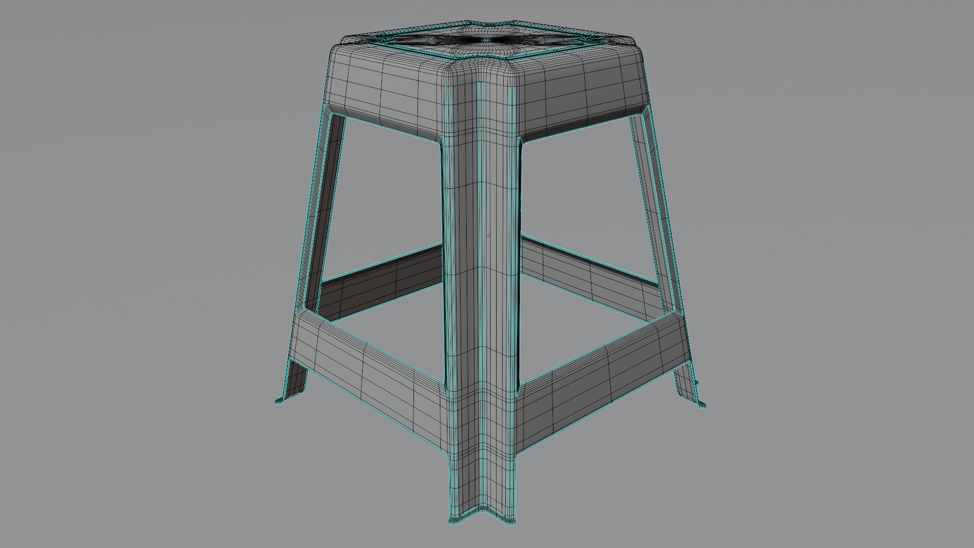 Plastic Stool 3D Model - TurboSquid 2227307