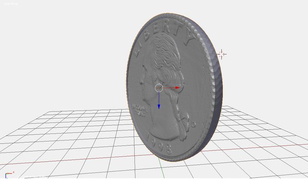 Quarter coin 3D model - TurboSquid 1700462