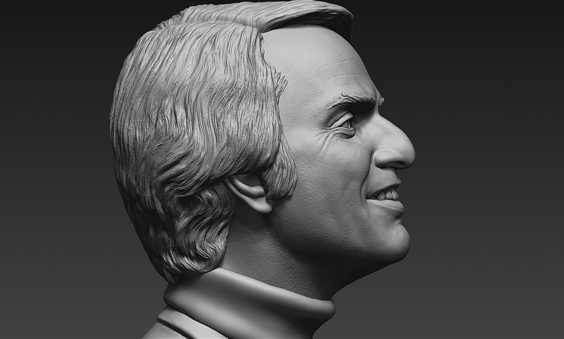 3D Carl Sagan Bust - TurboSquid 2081586