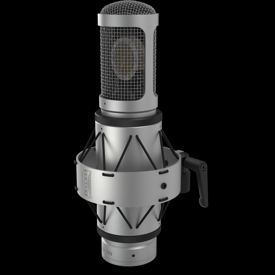 3d Microphone Mic Brauner Model