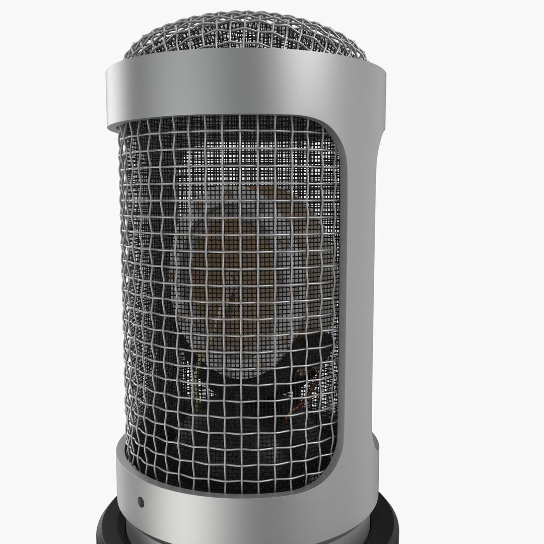 3d Microphone Mic Brauner Model