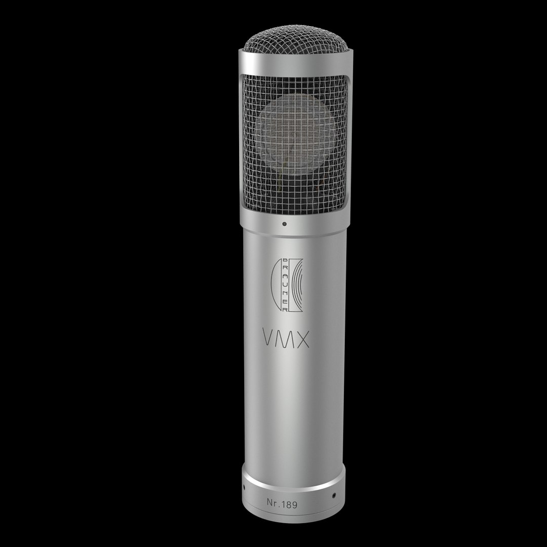 3d Microphone Mic Brauner Model