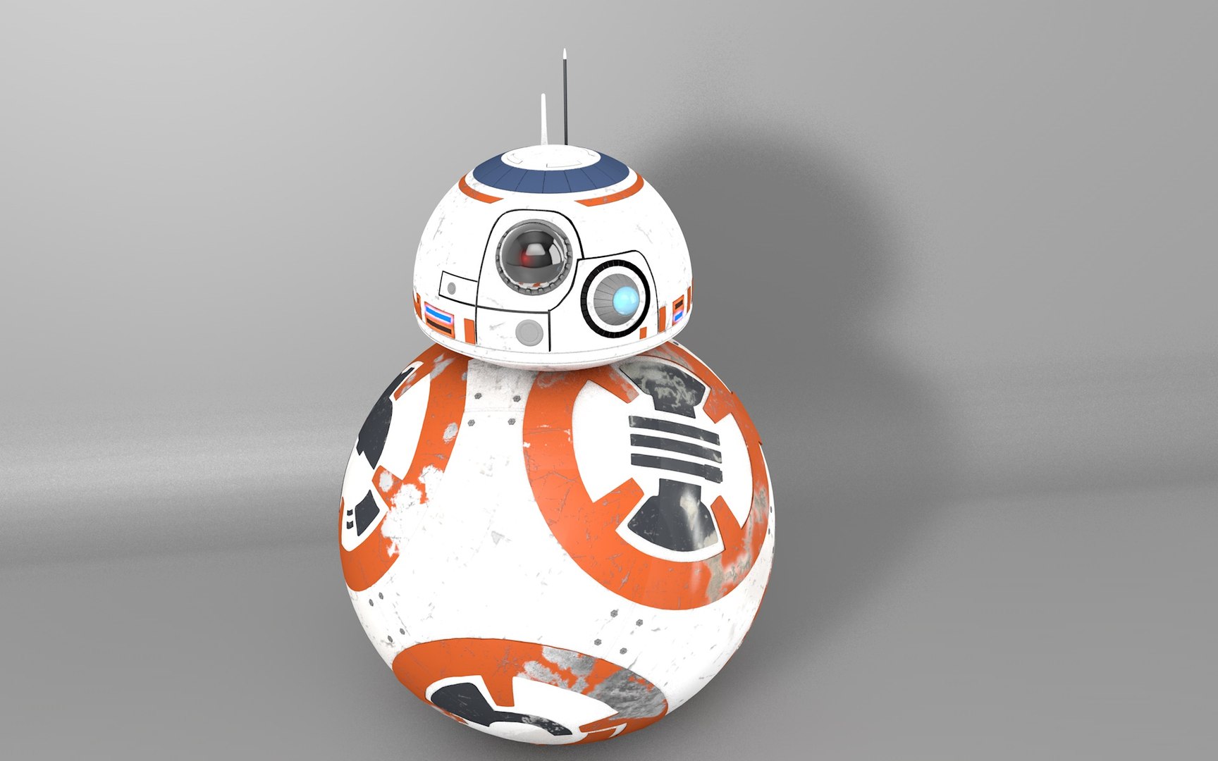 3d bb8 star-wars droid model