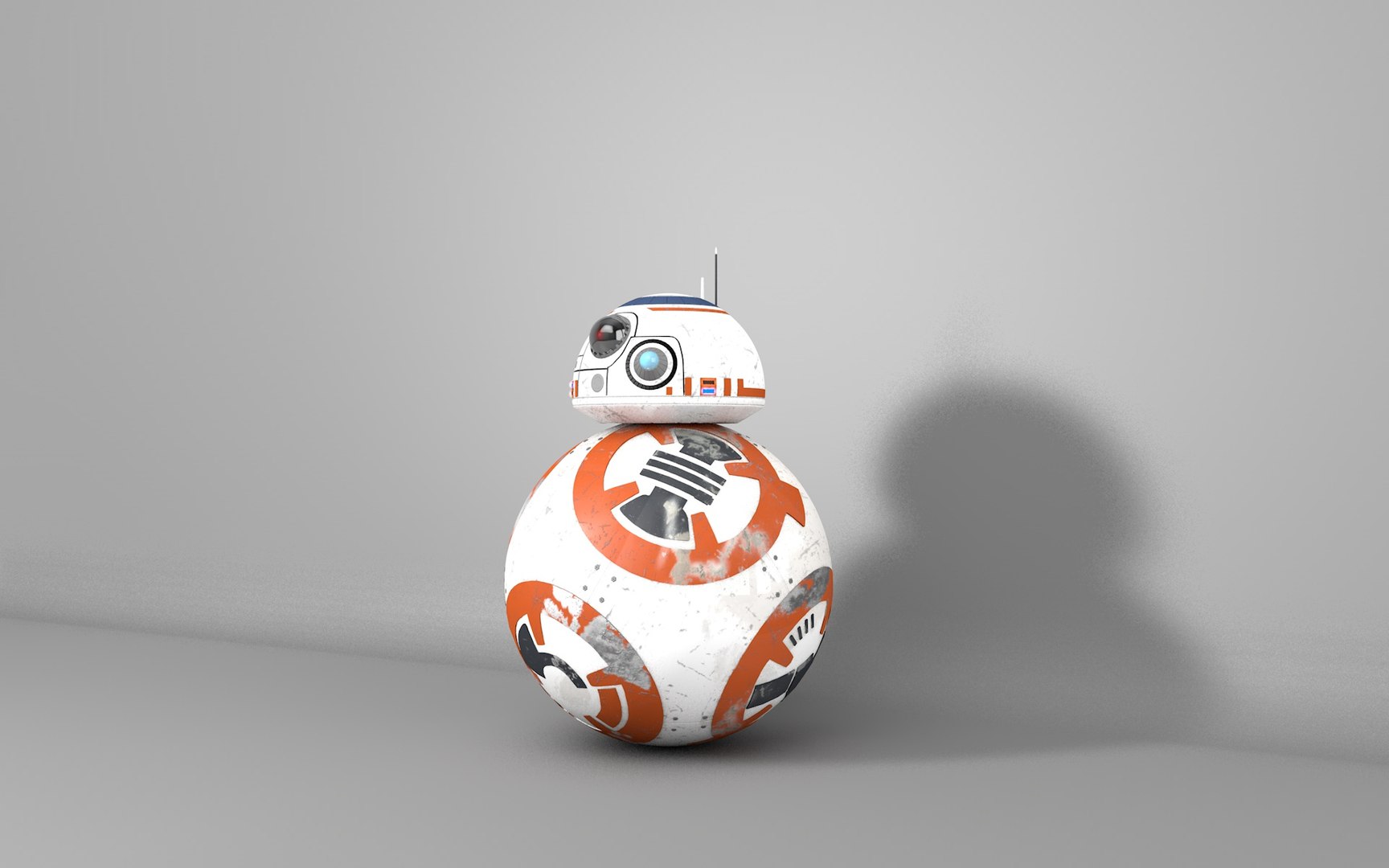 3d bb8 star-wars droid model