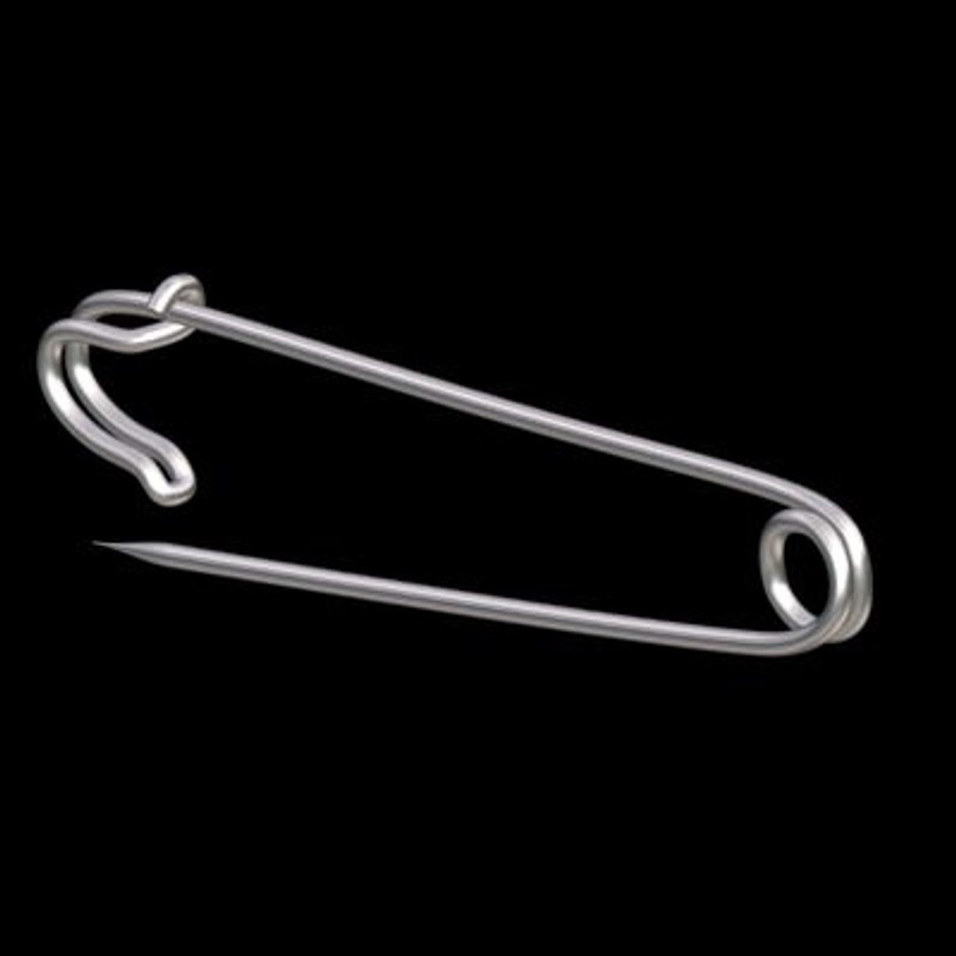 3d Safety Pin Model
