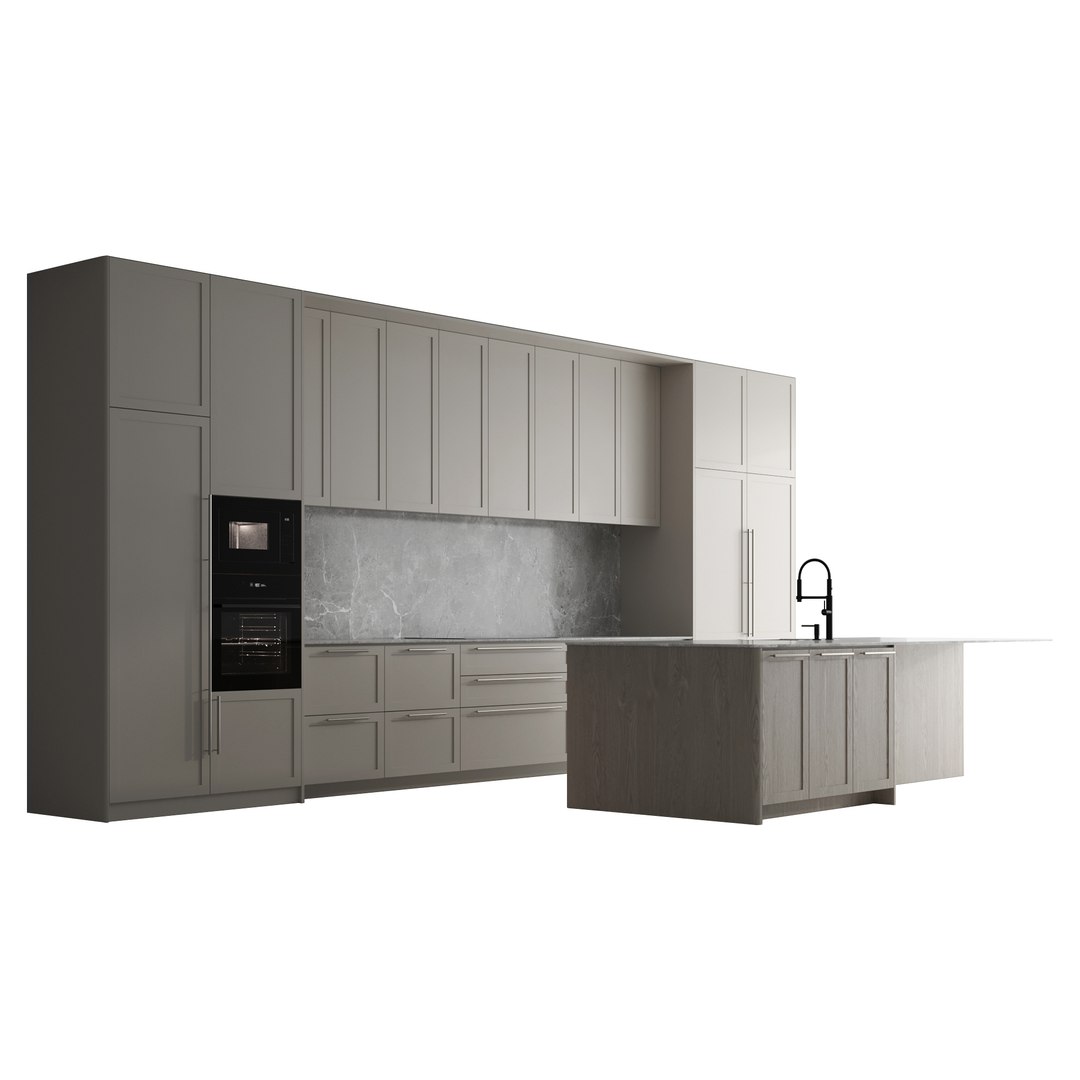 Kitchen Set 41 3D Model - TurboSquid 2187748