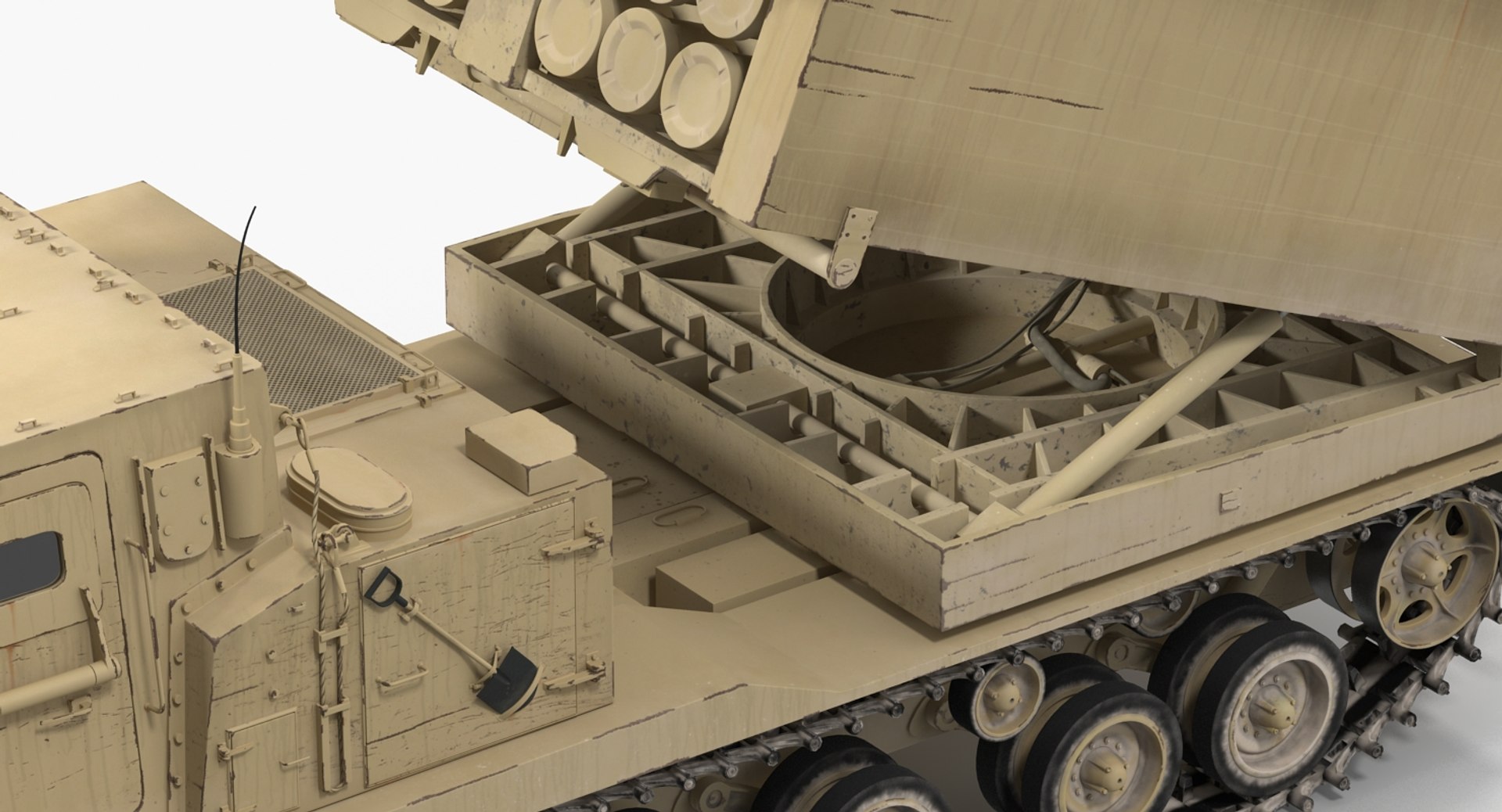 M270 mlrs desert rigged 3D model - TurboSquid 1154582