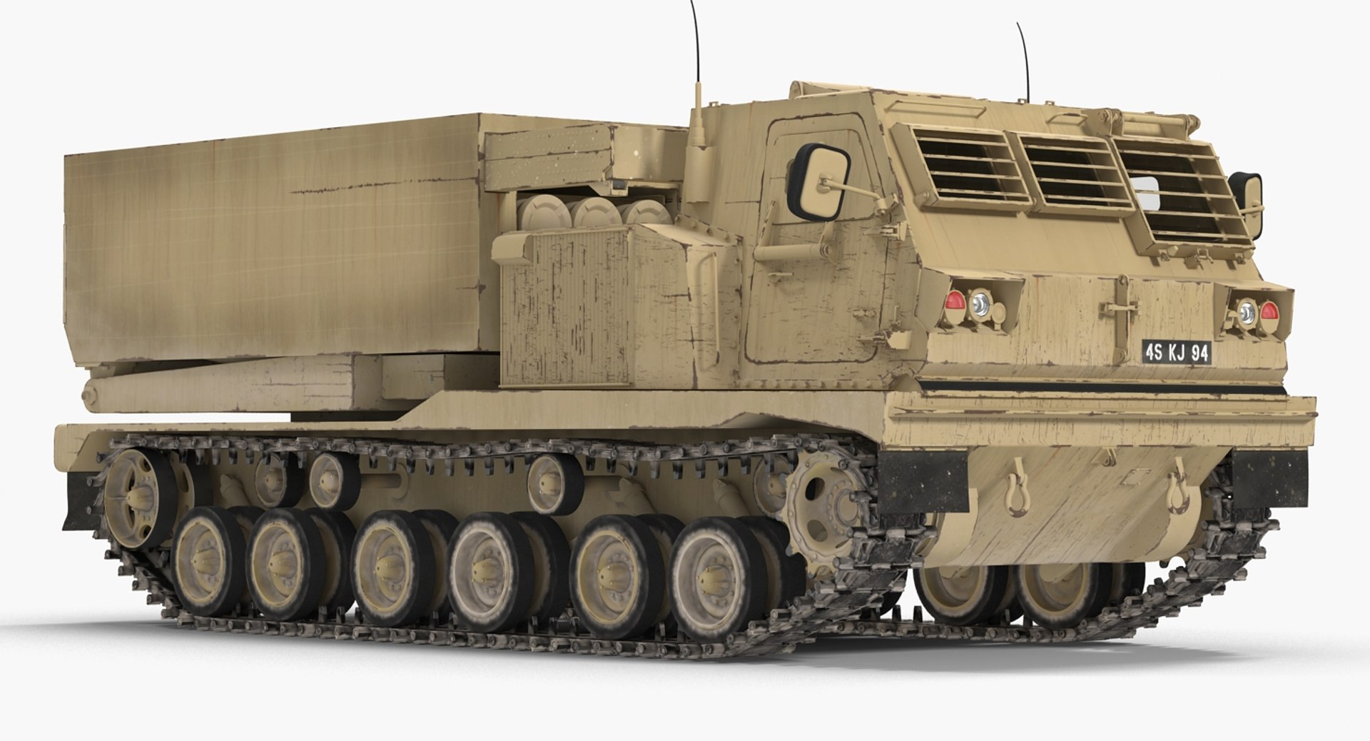 M270 mlrs desert rigged 3D model - TurboSquid 1154582