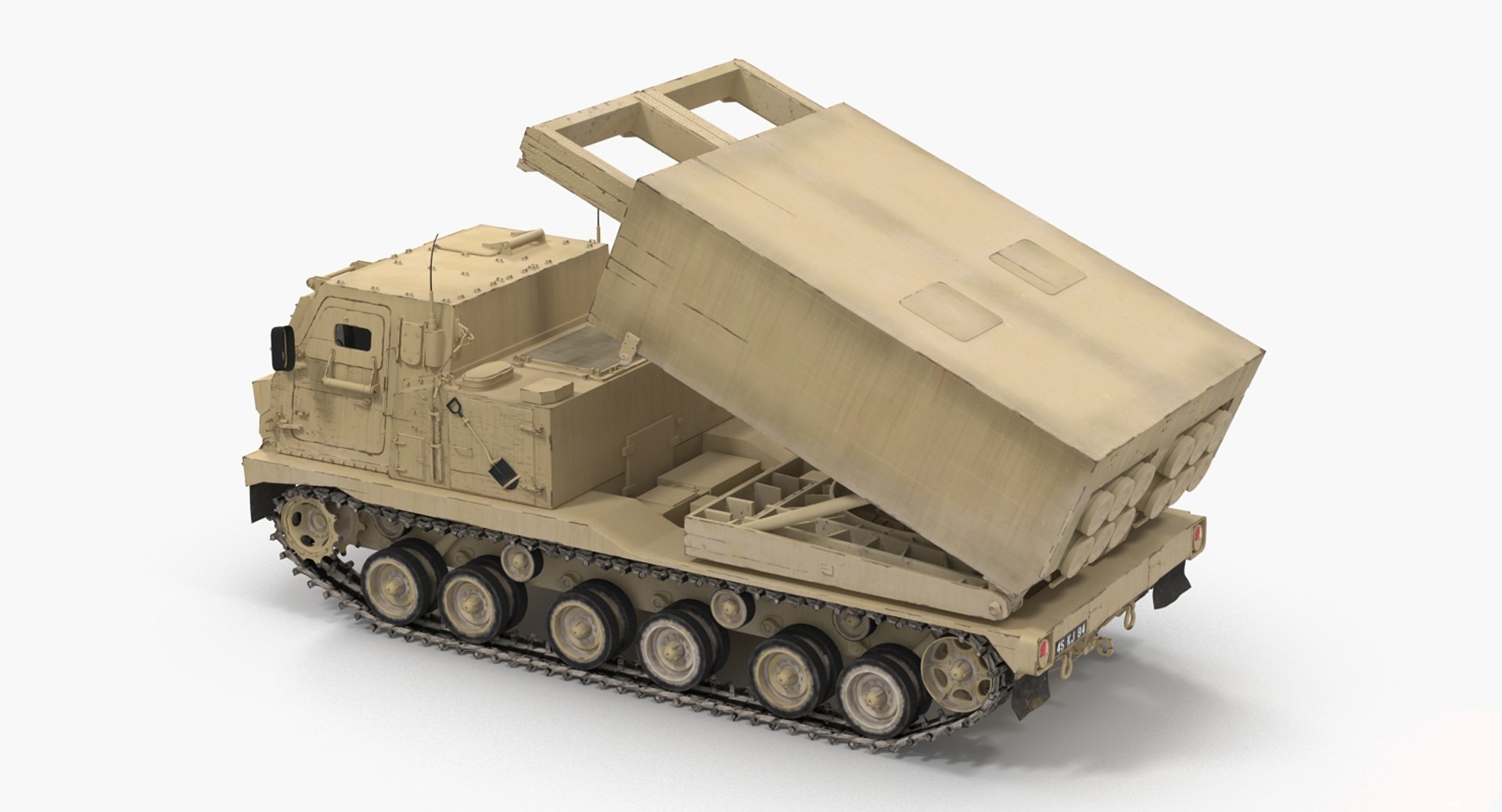 M270 mlrs desert rigged 3D model - TurboSquid 1154582