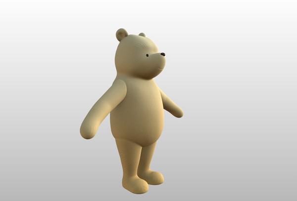 modelo 3d Personaje270 Clásico Pooh - TurboSquid 2180400
