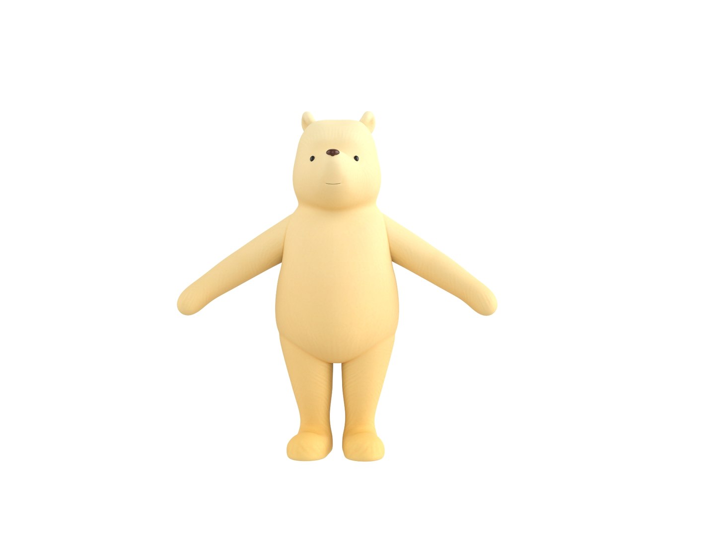 Character270 Classic Pooh 3D - TurboSquid 2180400