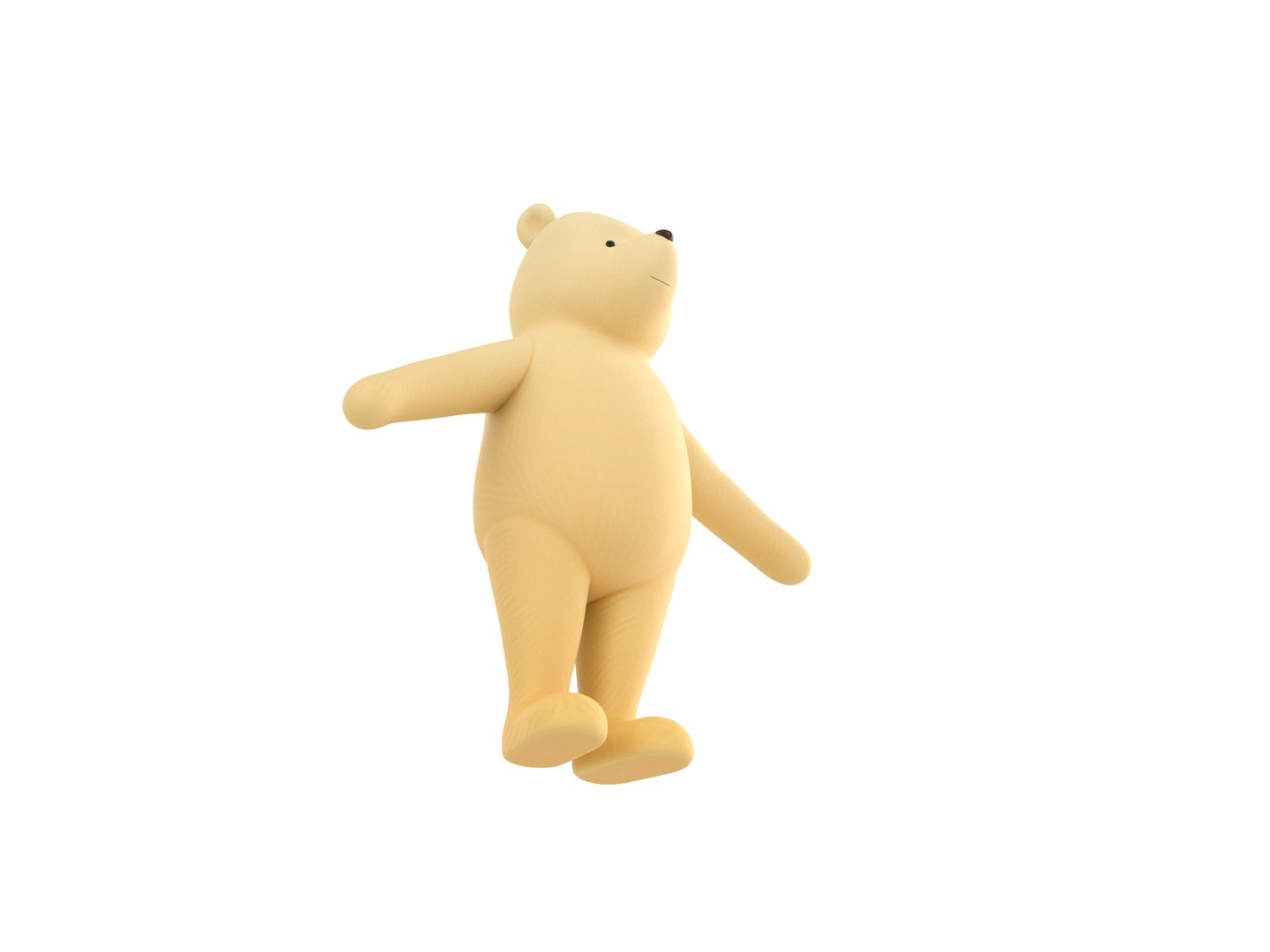 Character270 Classic Pooh 3D - TurboSquid 2180400