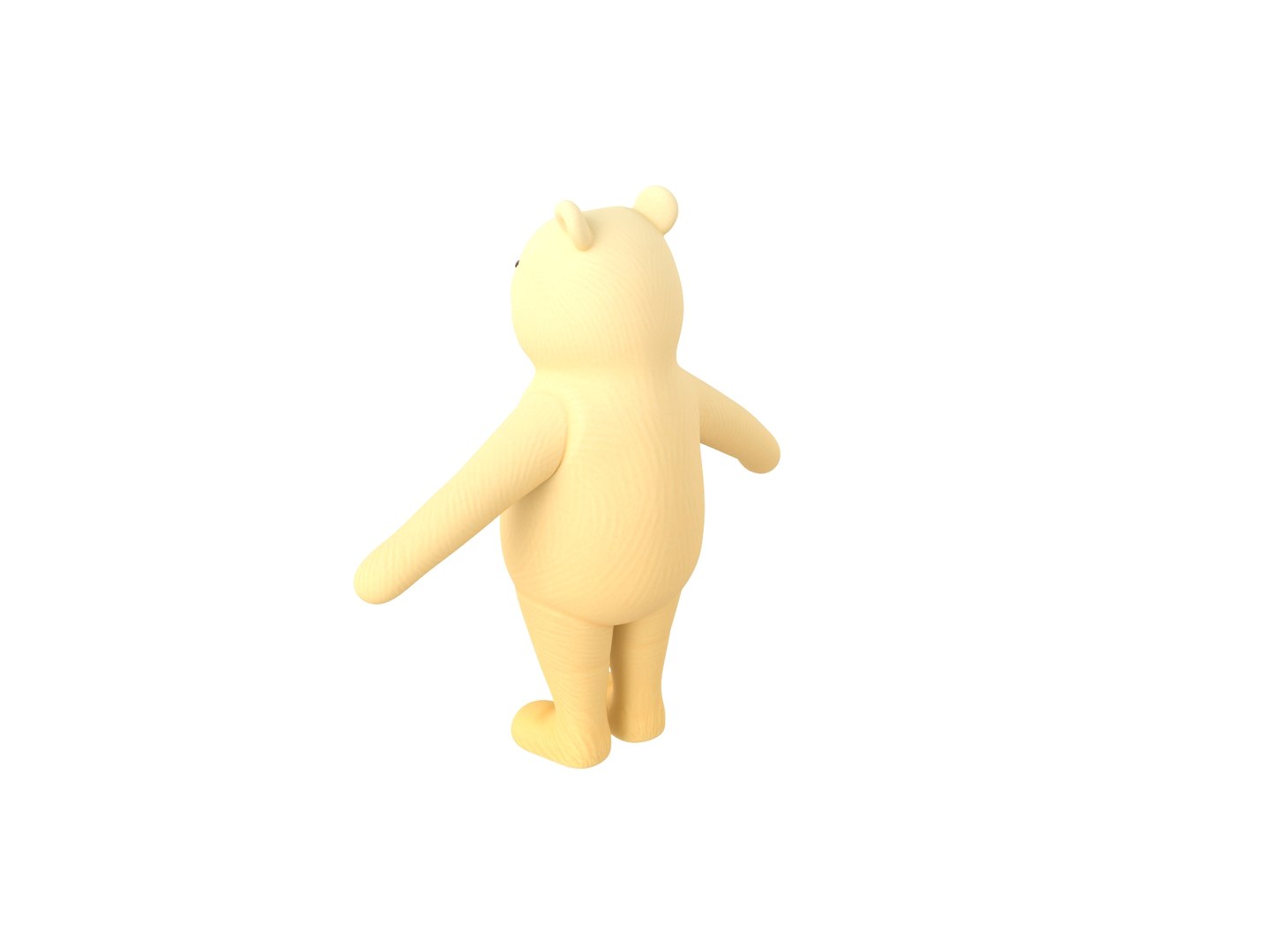 Character270 Classic Pooh 3D - TurboSquid 2180400