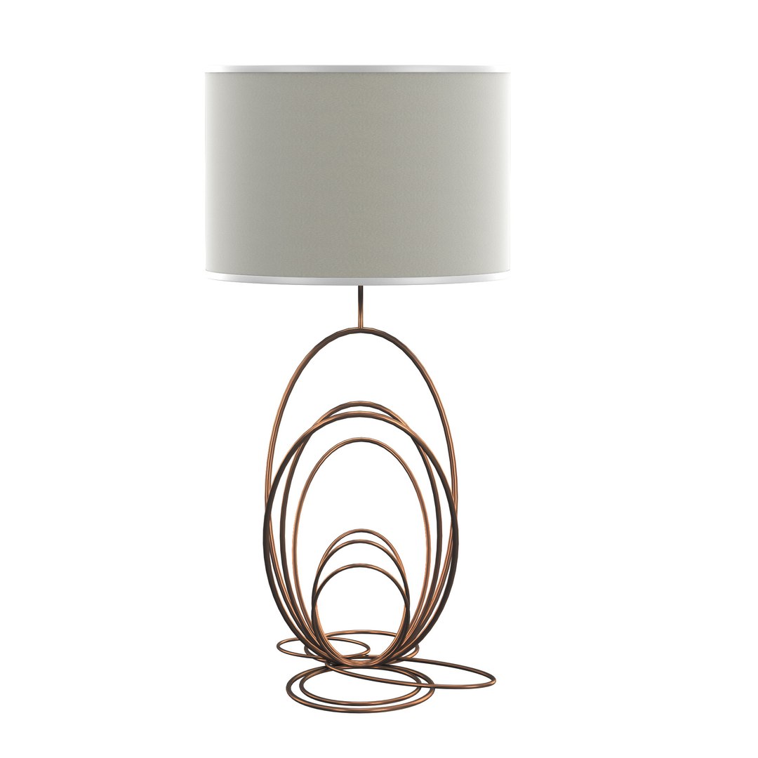 3D Model Ellipses Table Lamp - TurboSquid 2312130