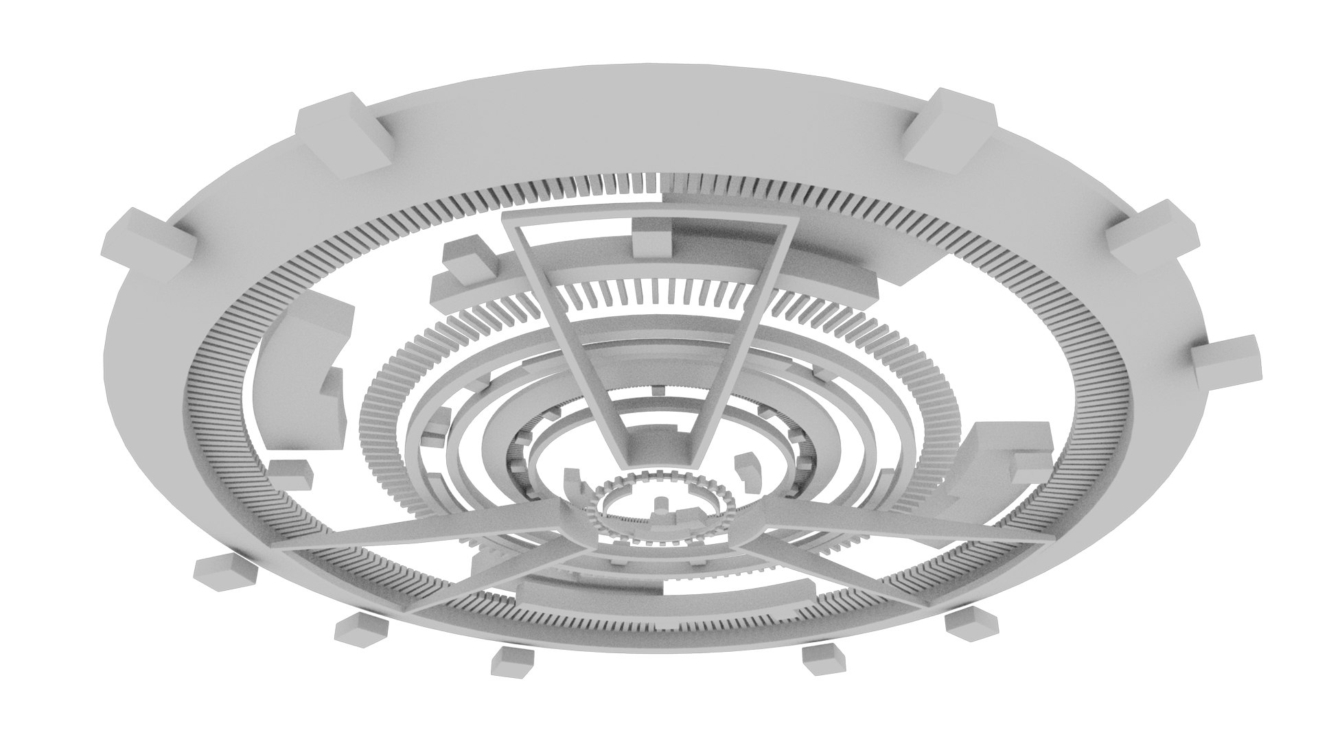 Circular Hud 3D Model - TurboSquid 2364732