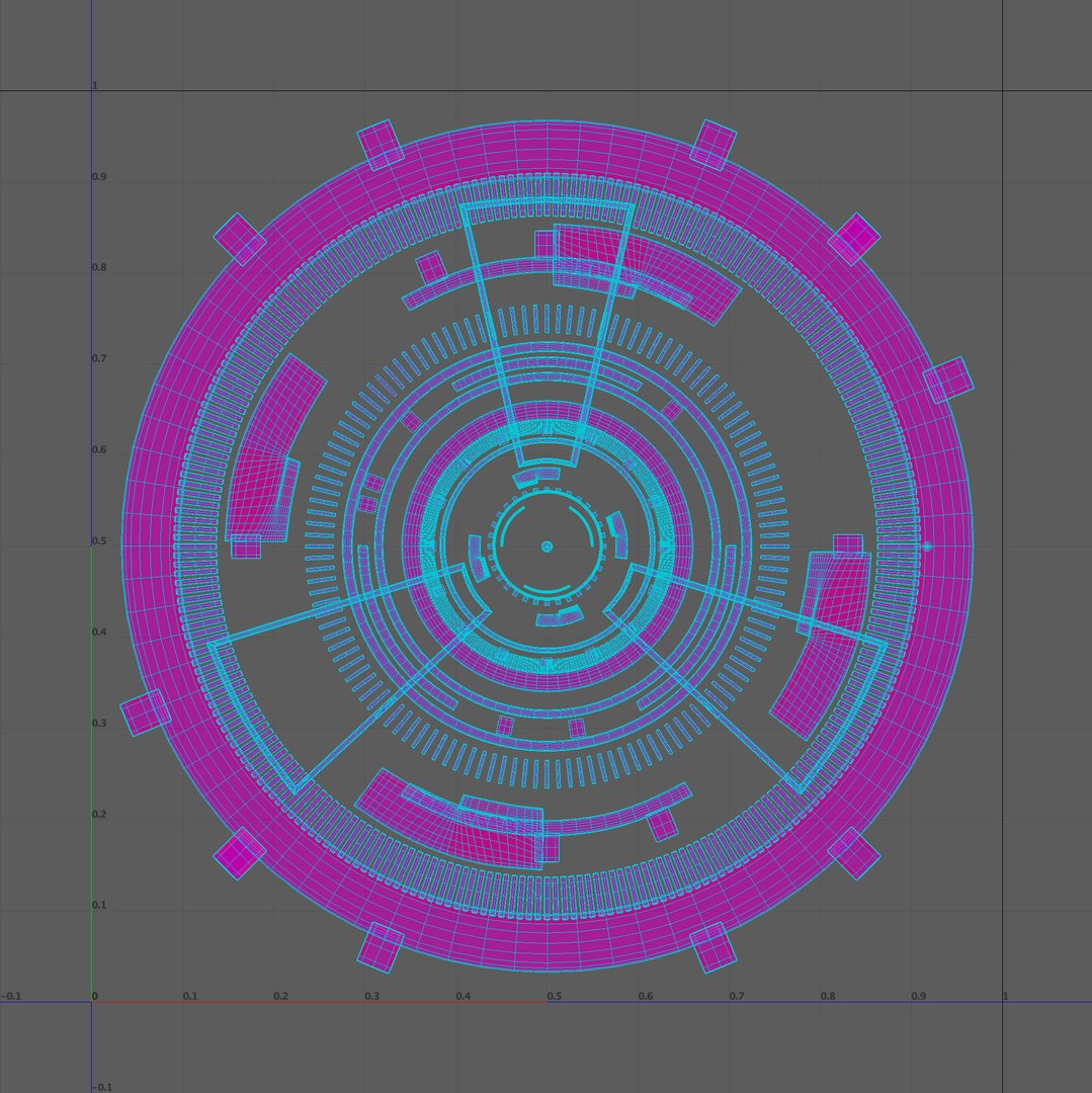 Circular Hud 3D Model - TurboSquid 2364732