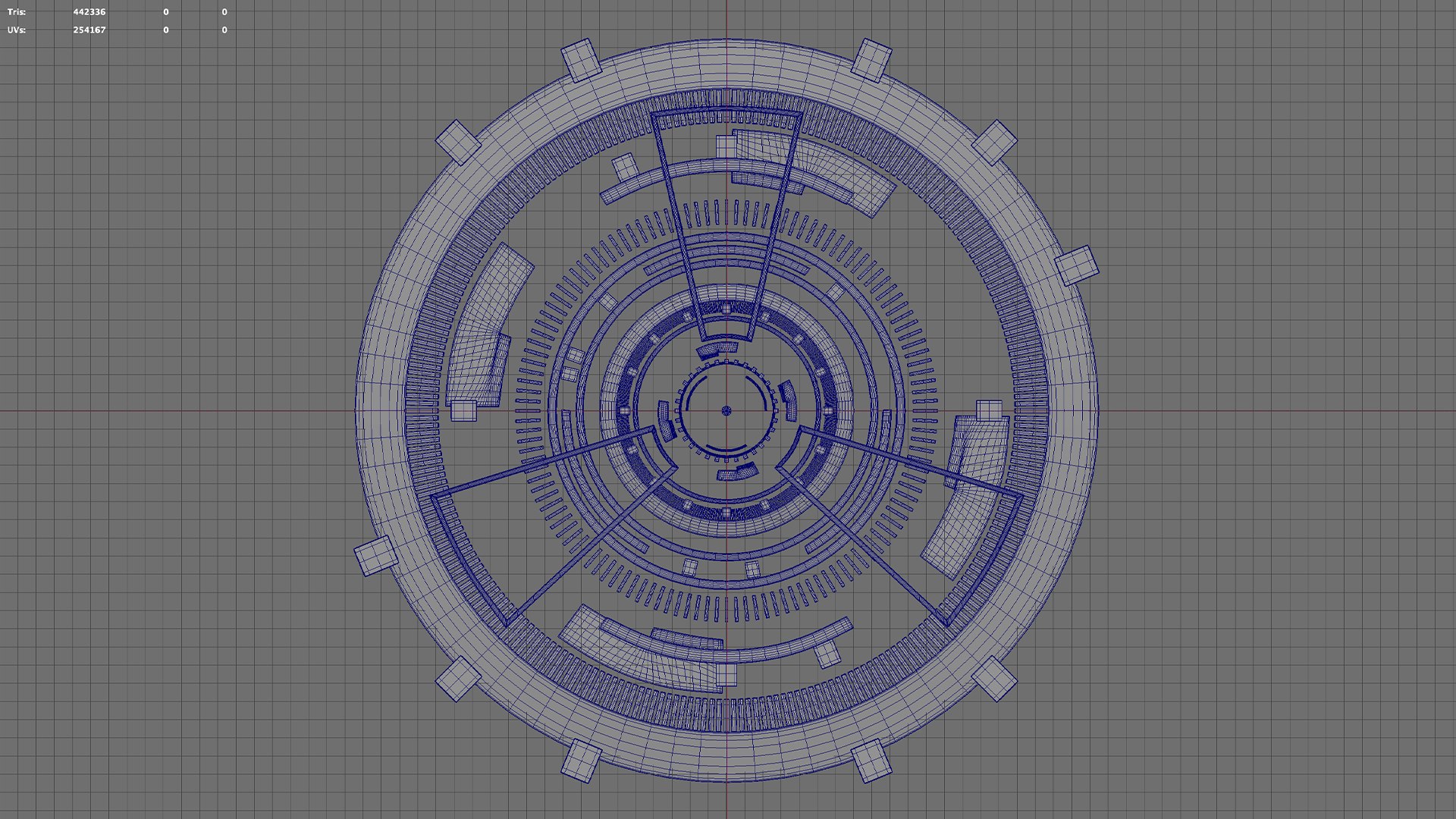 Circular Hud 3D Model - TurboSquid 2364732
