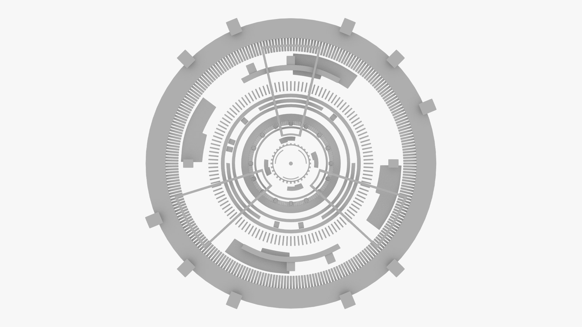 Circular Hud 3D Model - TurboSquid 2364732