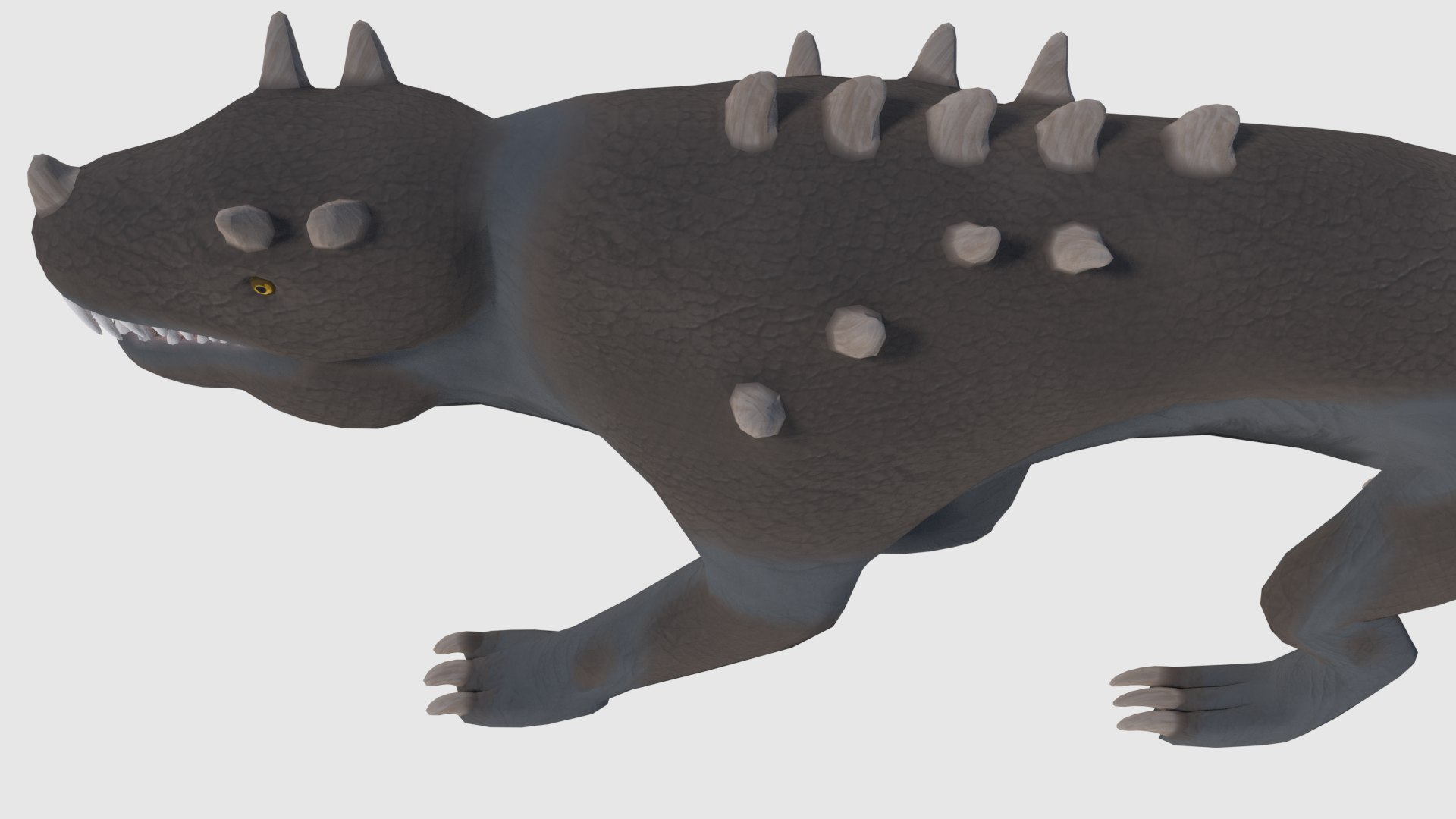3d Armoured Monster - Ready