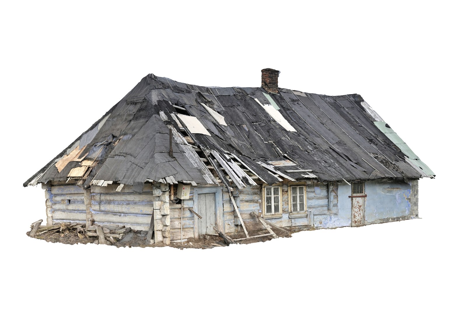 Cottage Ruin 3D Model - TurboSquid 1859988