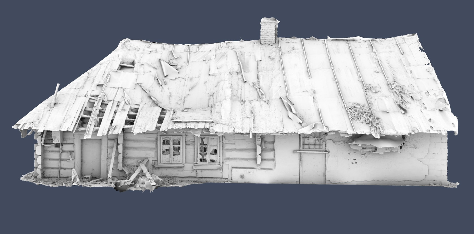 Cottage Ruin 3D Model - TurboSquid 1859988