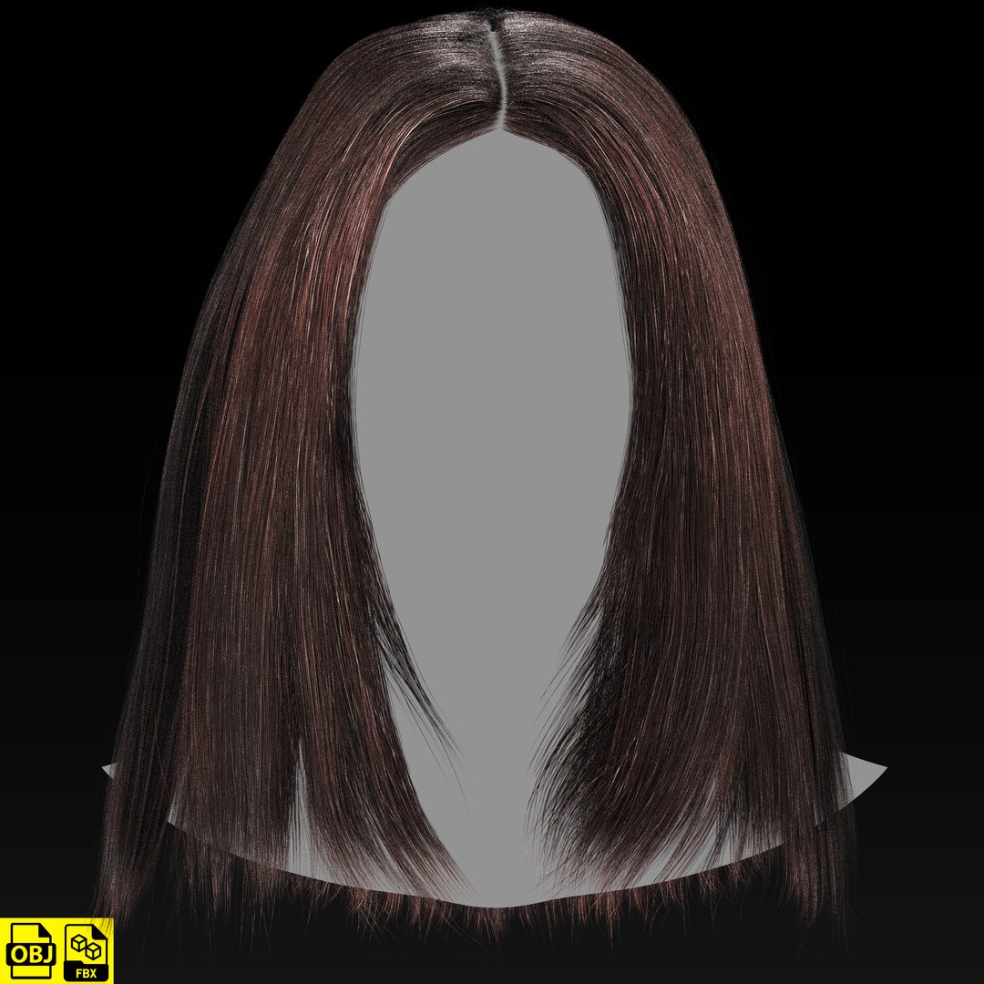 Professional Realtime Haircard - Female Hair Part 1 - No 3D model ...