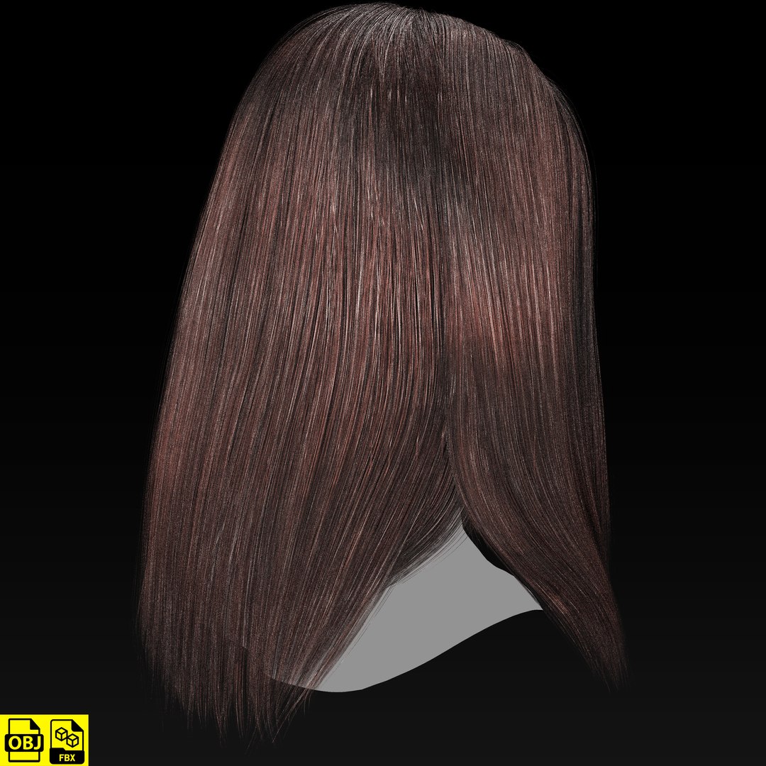 Professional Realtime Haircard - Female Hair Part 1 - No 3D model ...