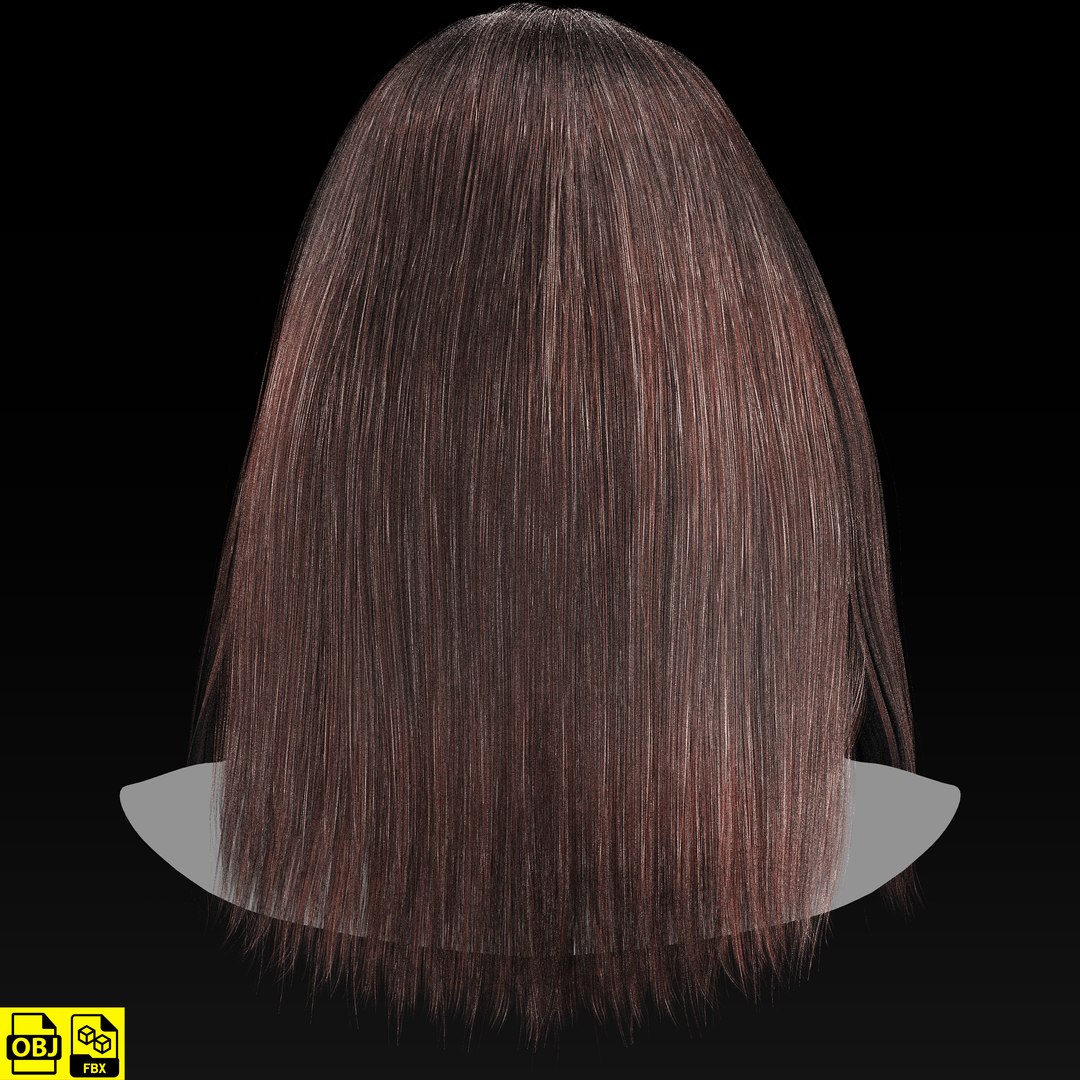 Professional Realtime Haircard - Female Hair Part 1 - No 3D model ...