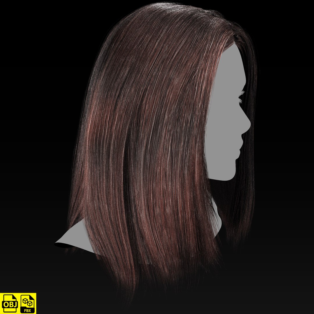 Professional Realtime Haircard - Female Hair Part 1 - No 3D model ...