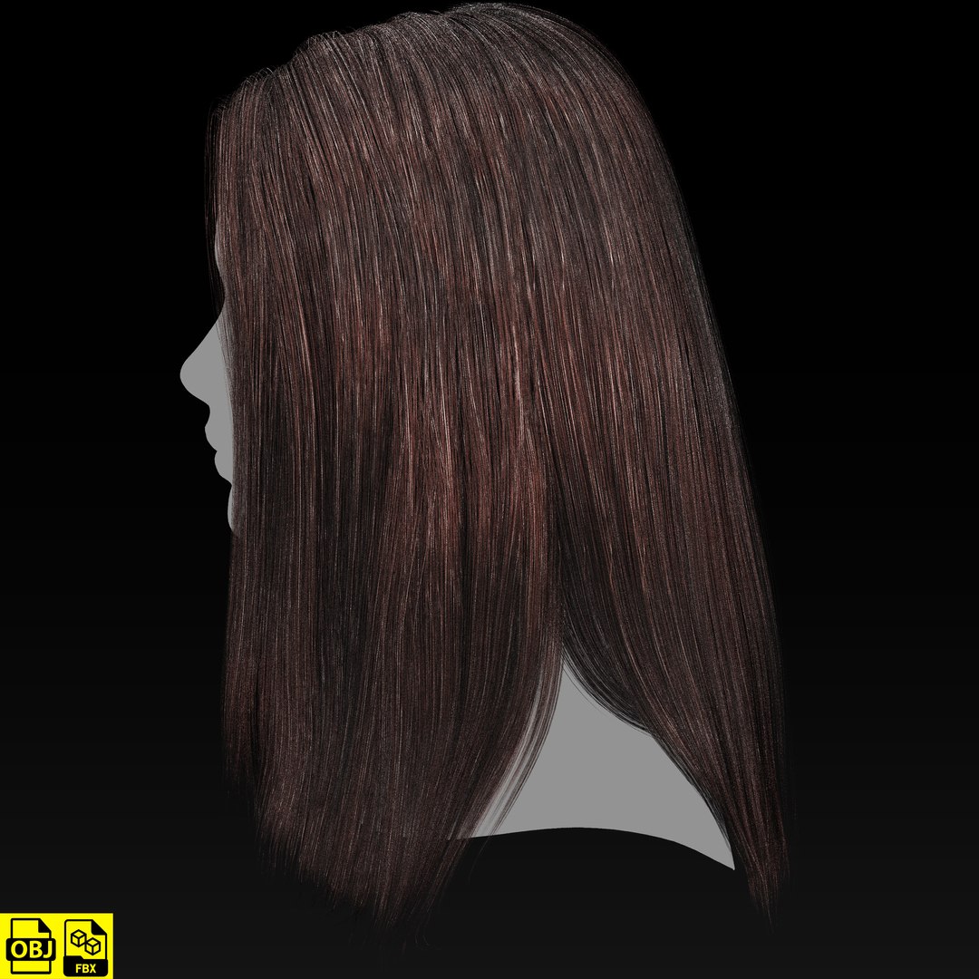 Professional Realtime Haircard - Female Hair Part 1 - No 3D model ...