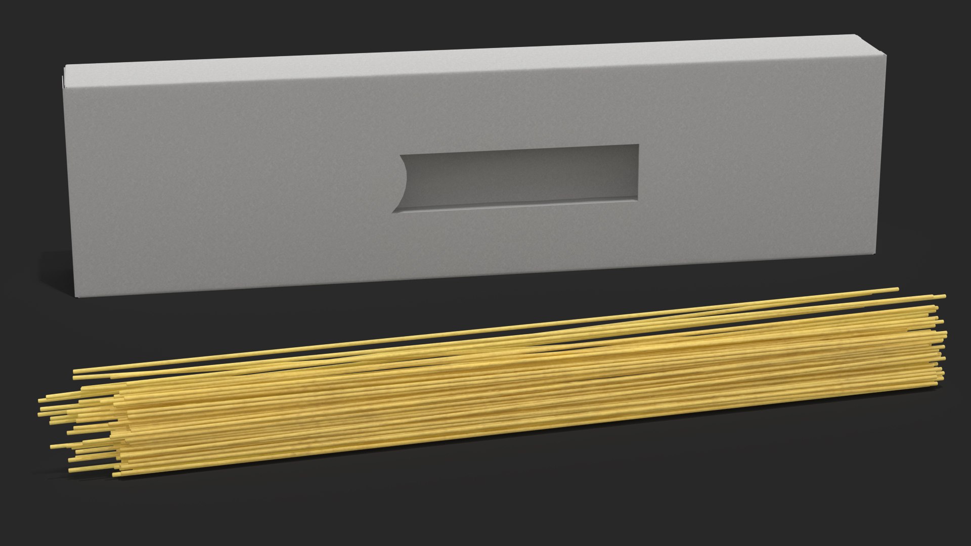 3D spaghetti pasta box template - TurboSquid 1509546