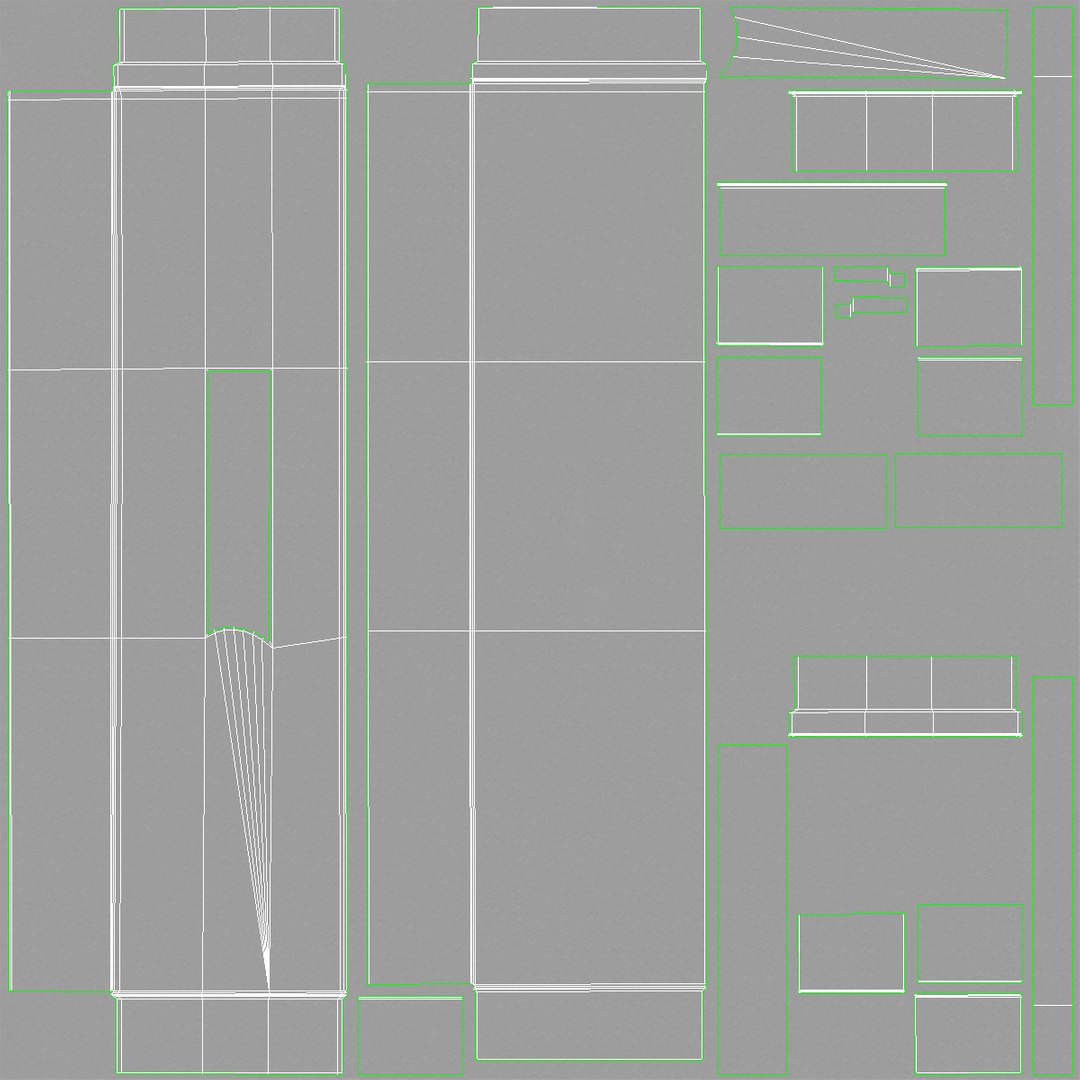 3D spaghetti pasta box template - TurboSquid 1509546