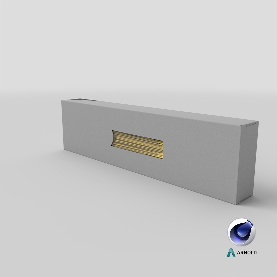 3D Spaghetti Pasta Box Template - TurboSquid 1509546
