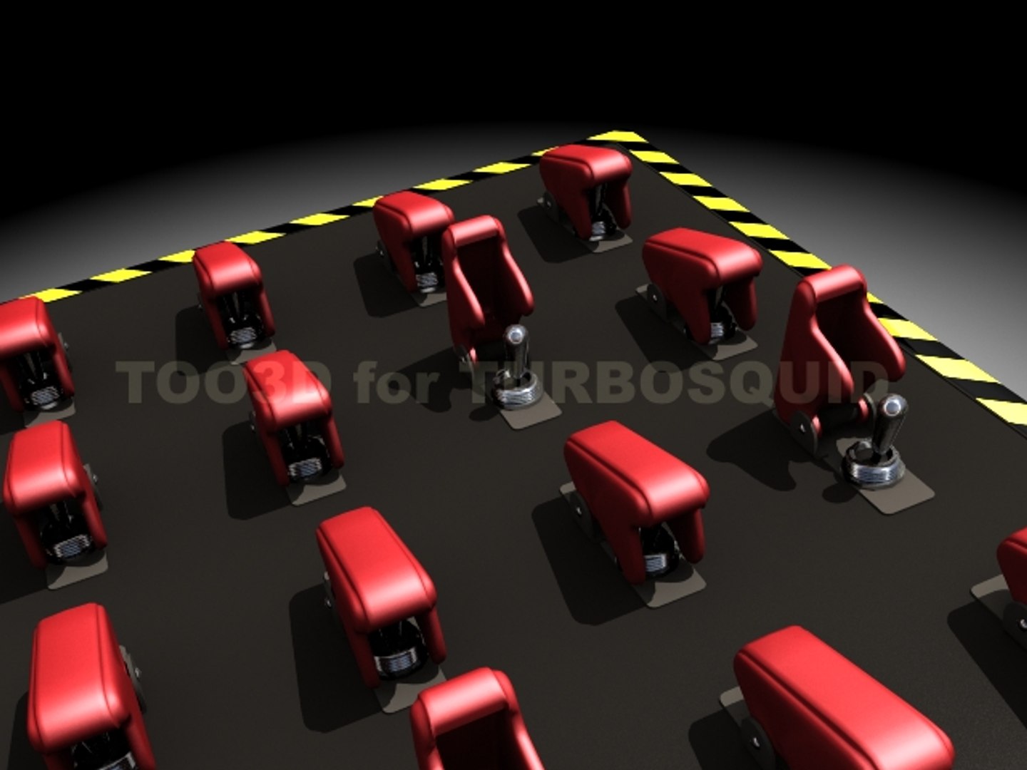 3d Switch Panel Model