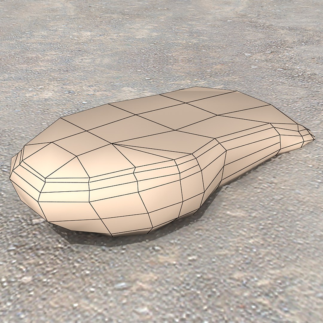 stone rock 3d model