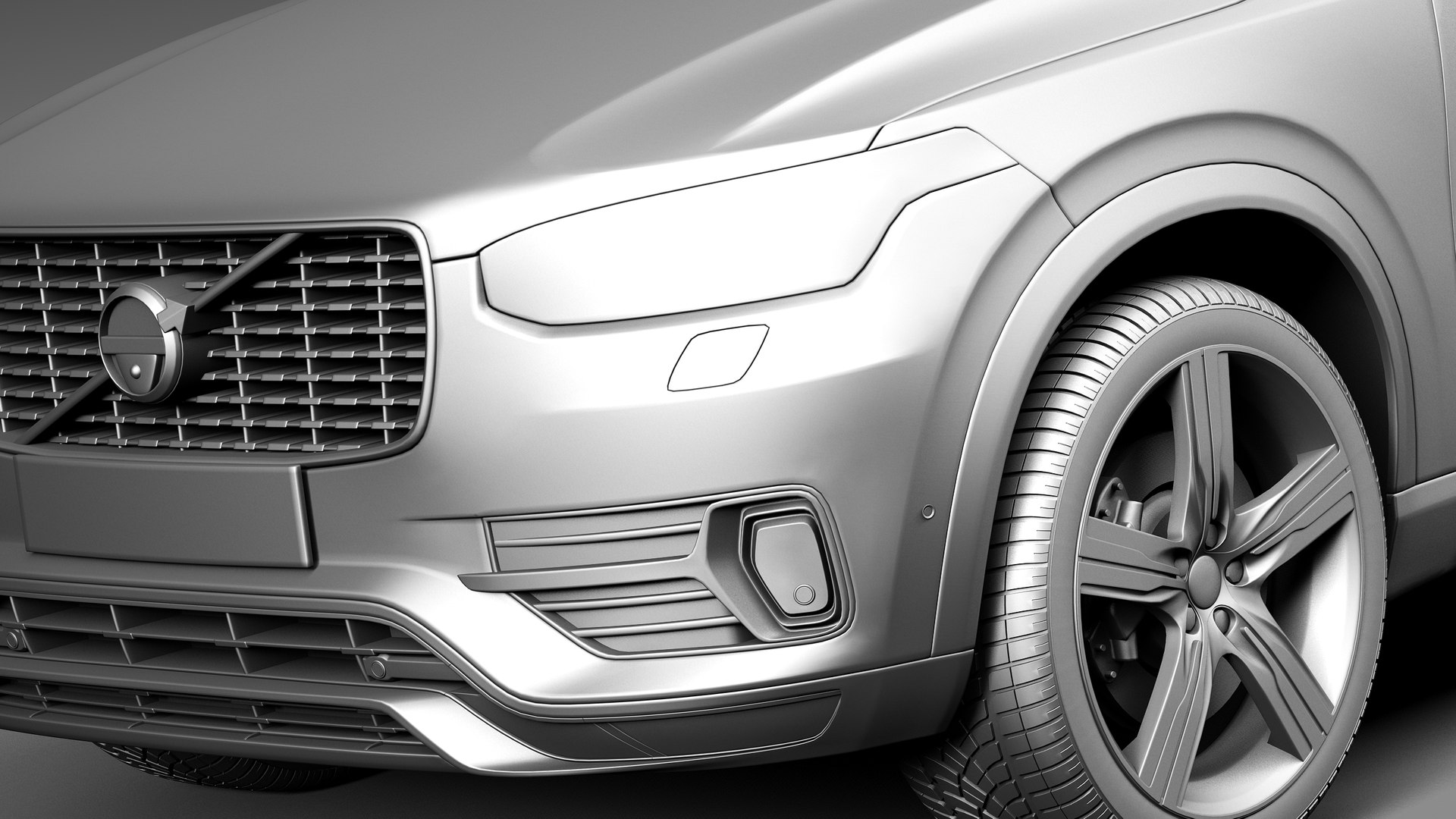 2015 xc90 r-design 3d model