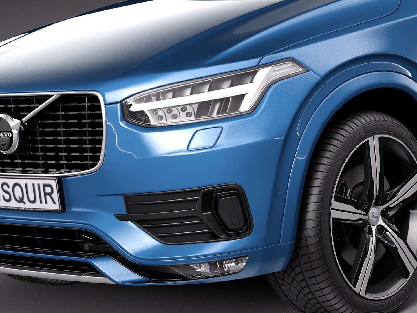 2015 xc90 r-design 3d model