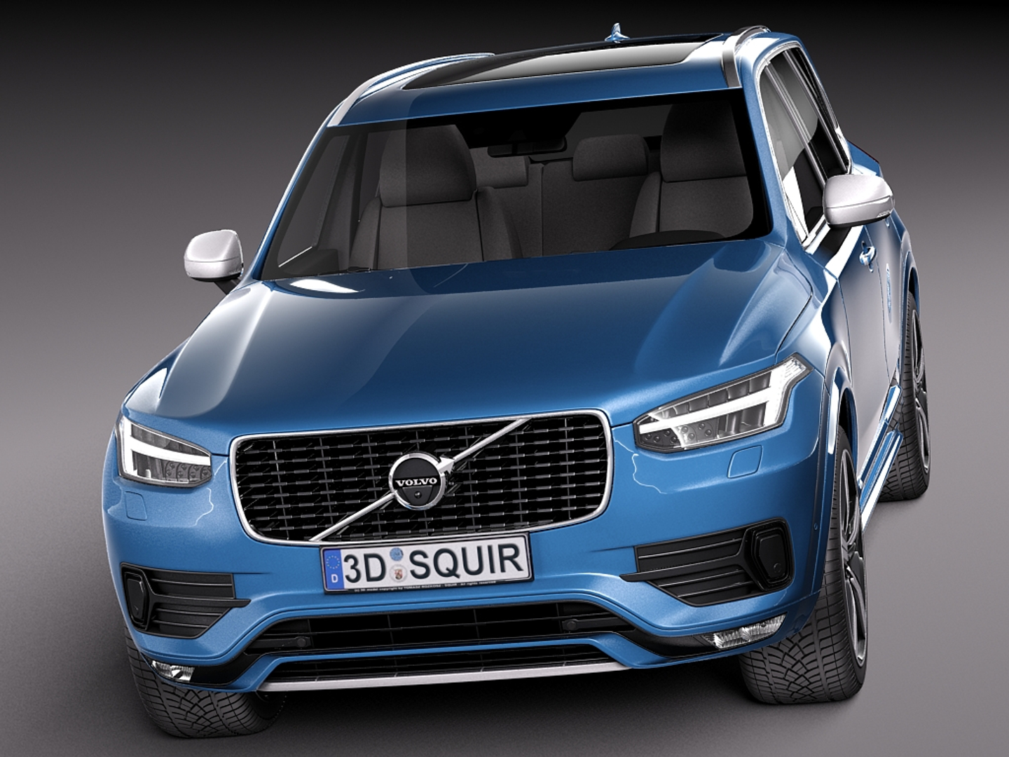 2015 xc90 r-design 3d model