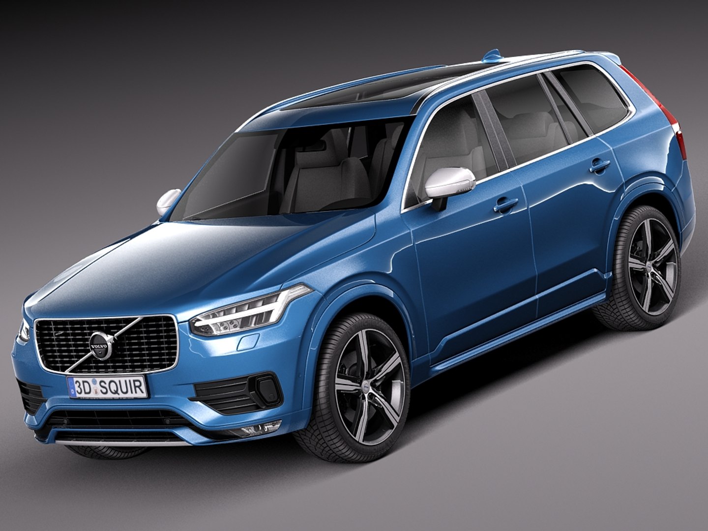2015 xc90 r-design 3d model
