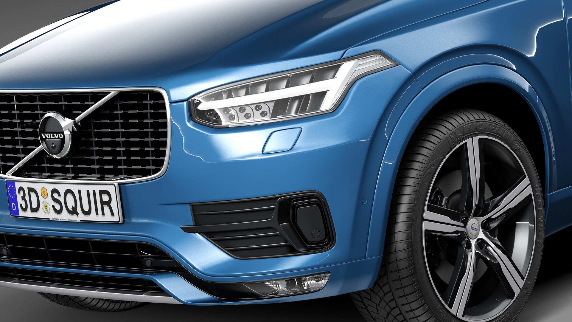 2015 xc90 r-design 3d model