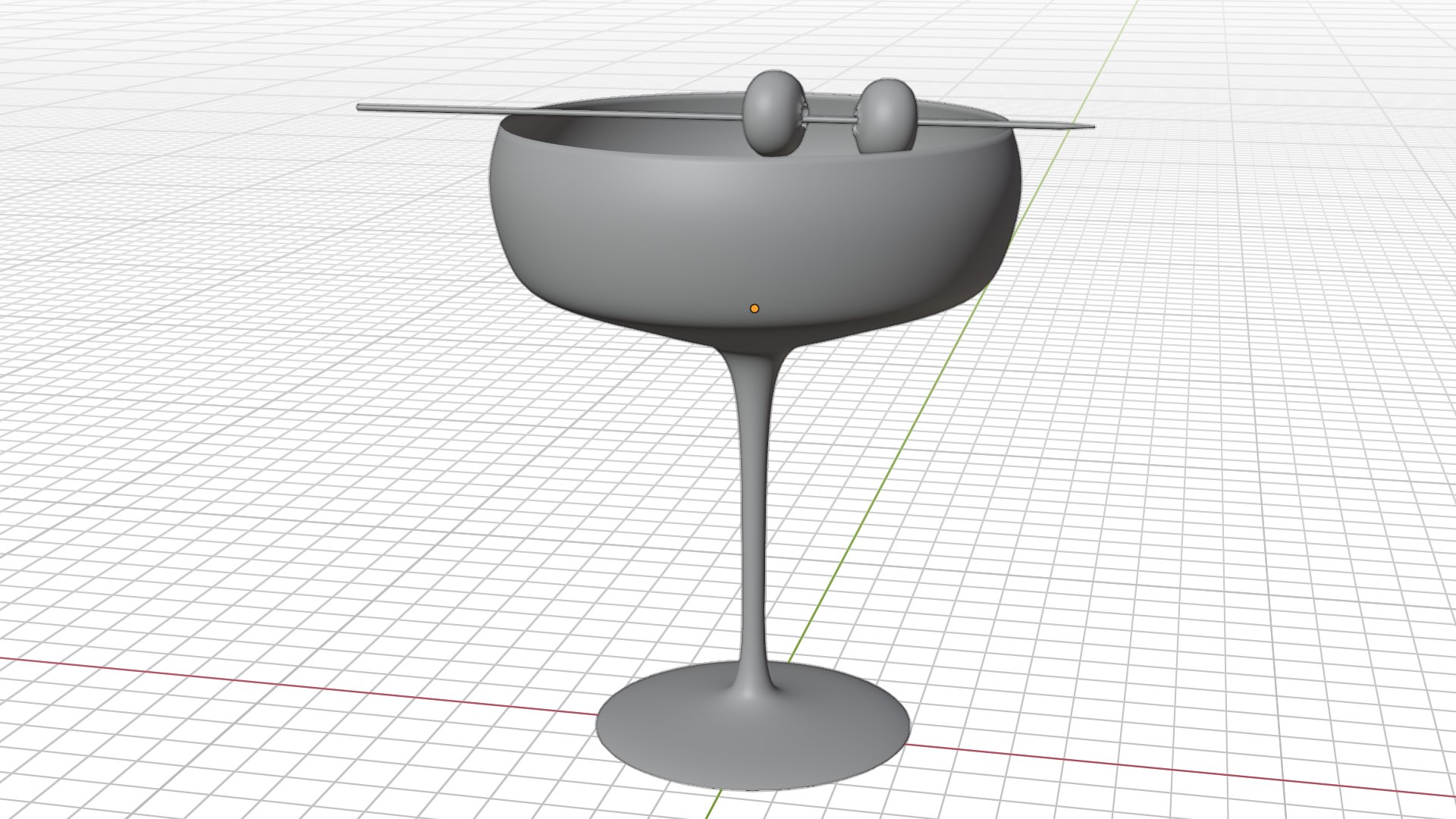 Silvery Blueberry Cocktail 3D Model - TurboSquid 2209877