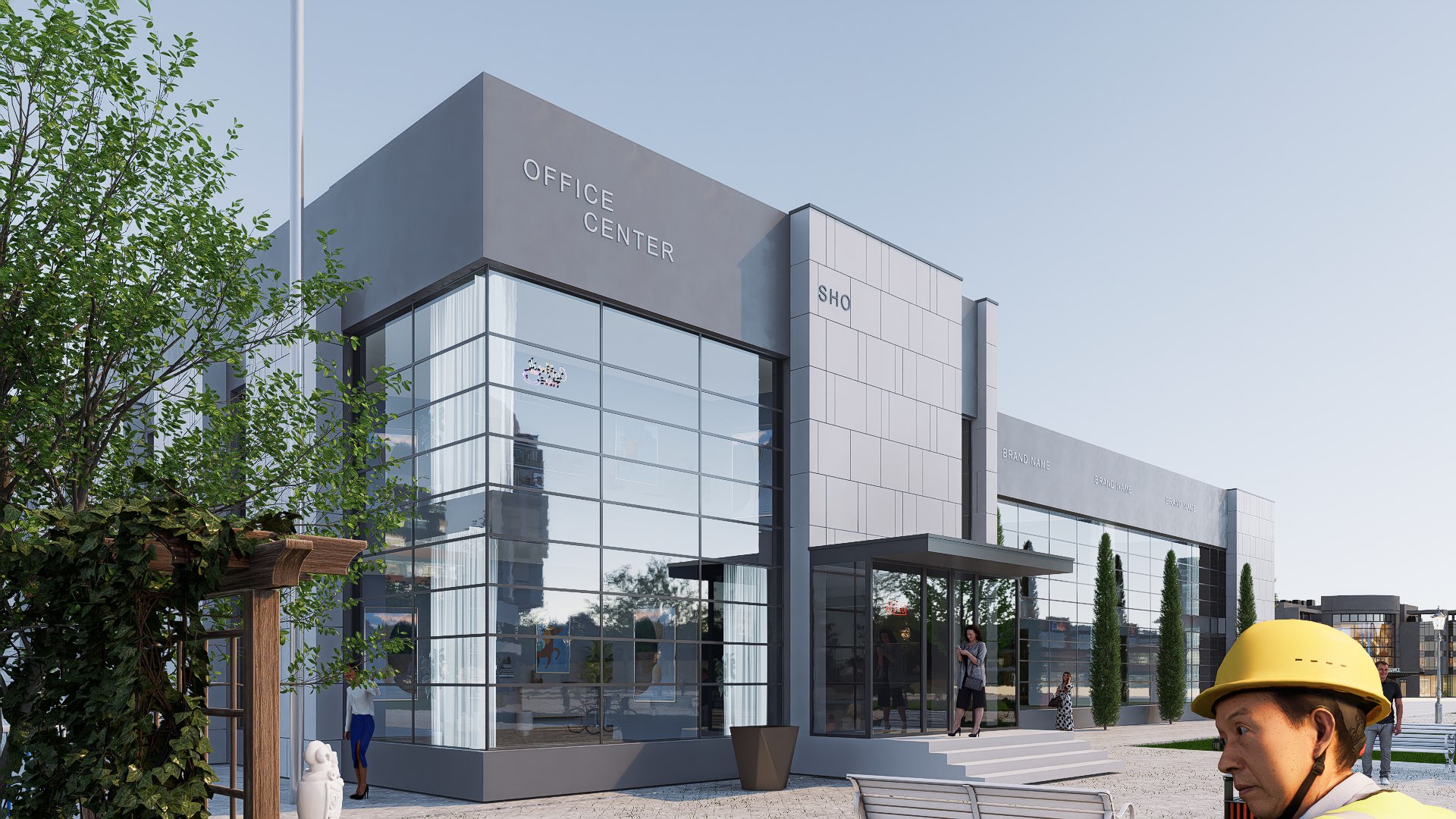 Office Building 3D Model - TurboSquid 2299520