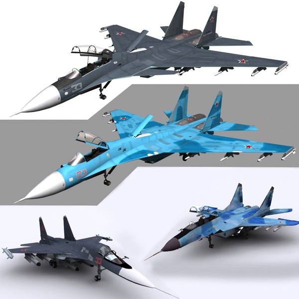 Sukhoi Su-27 3D Models for Download | TurboSquid