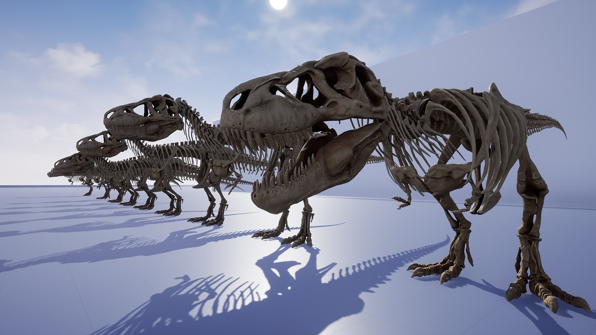Trex Sue Skeleton Unreal Engine - Unity Projects 3D Model - TurboSquid ...